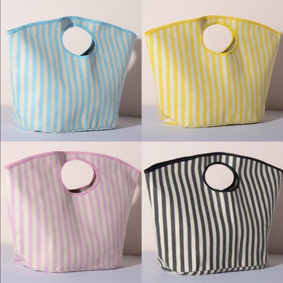 Bags | Bogo Carryall Yellow White Extra Large Tote | Poshmark